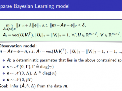 Sparse Bayesian Learning for Robust PCA | SigPort